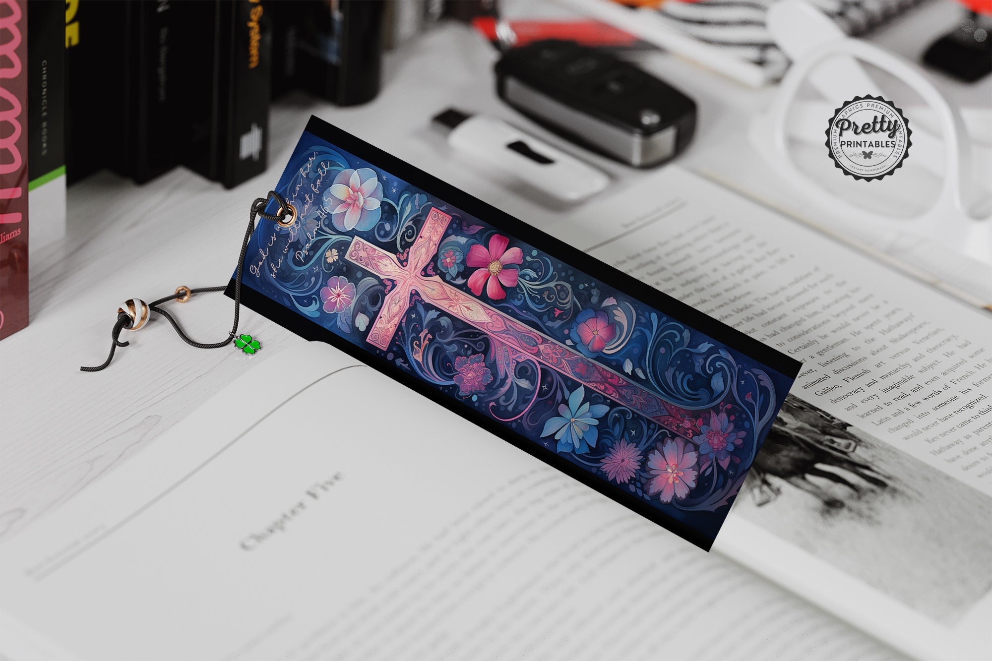 Scripture Printable Bookmarks Bundle: Digital PDF, Christian 4 Bookmark ...