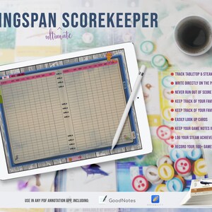The Ultimate Digital Wingspan Game Scorekeeper: Wingspan Scorepad ...