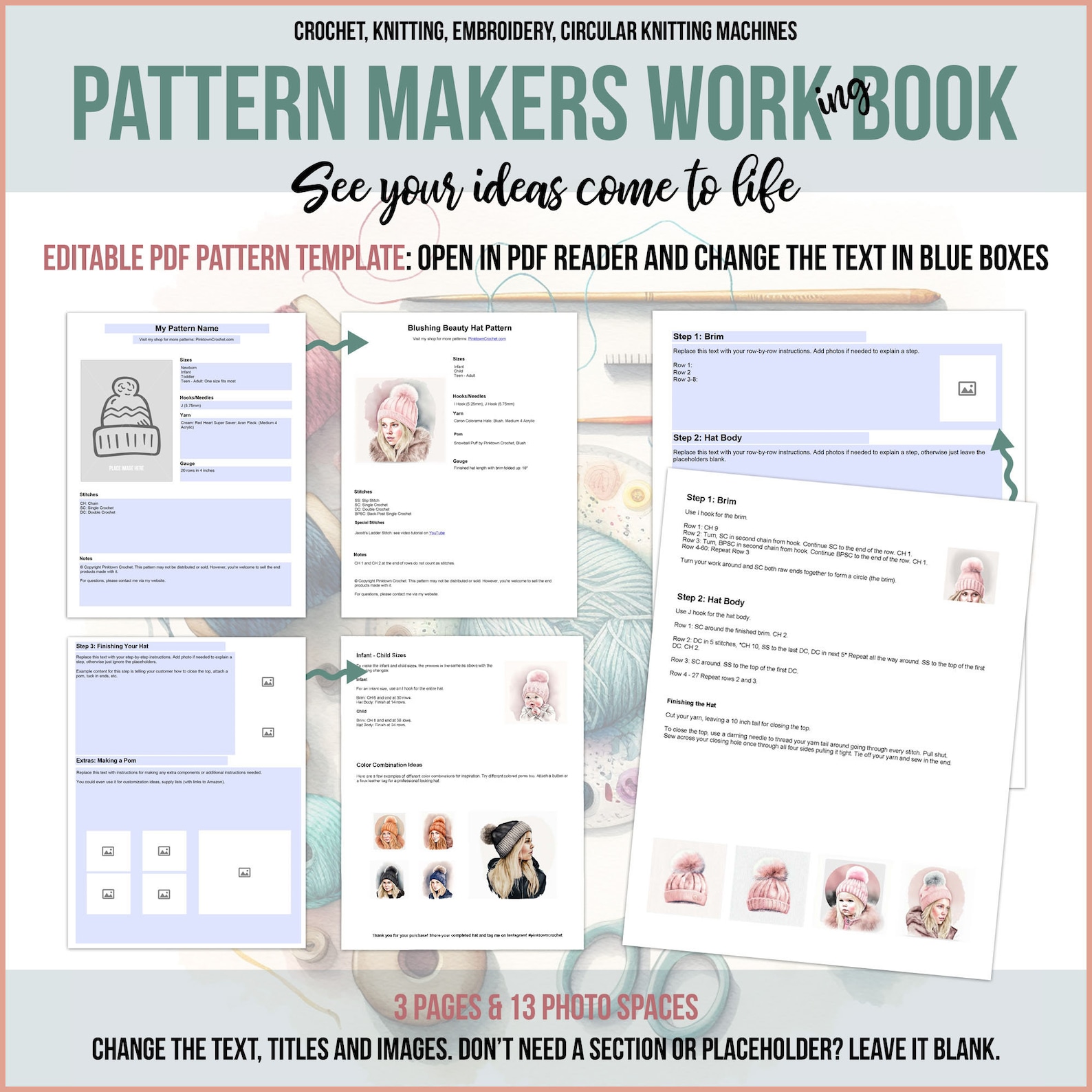 Pattern Makers Work Book Pattern Design Worksheets for - Etsy