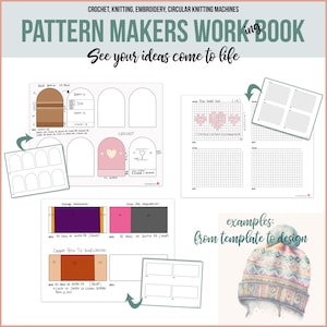 Pattern Makers Work Book - Pattern Design Worksheets for Crochet ...