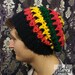 Rasta Slouchy Hat – Crochet Pattern - Dreadlock Hat - Rasta Tam - Rasta ...