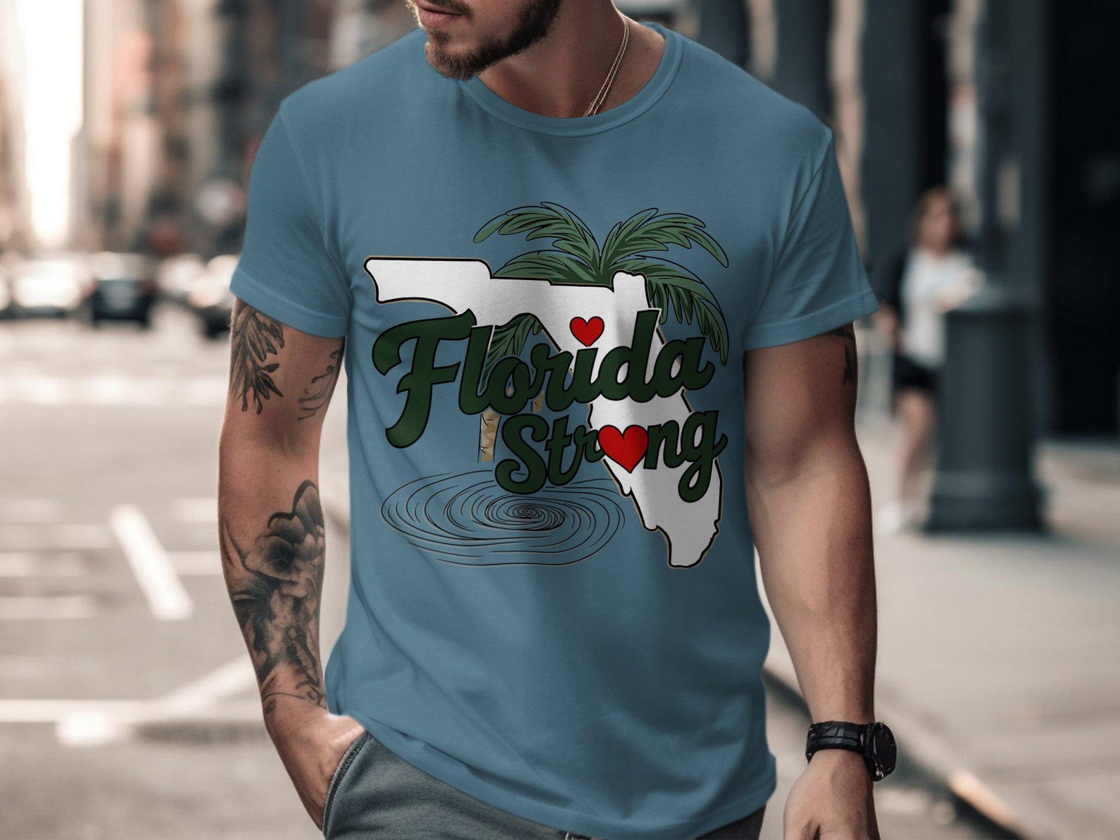 Florida Strong PNG Sublimation Design: Florida Hurricane, Florida Shirt ...