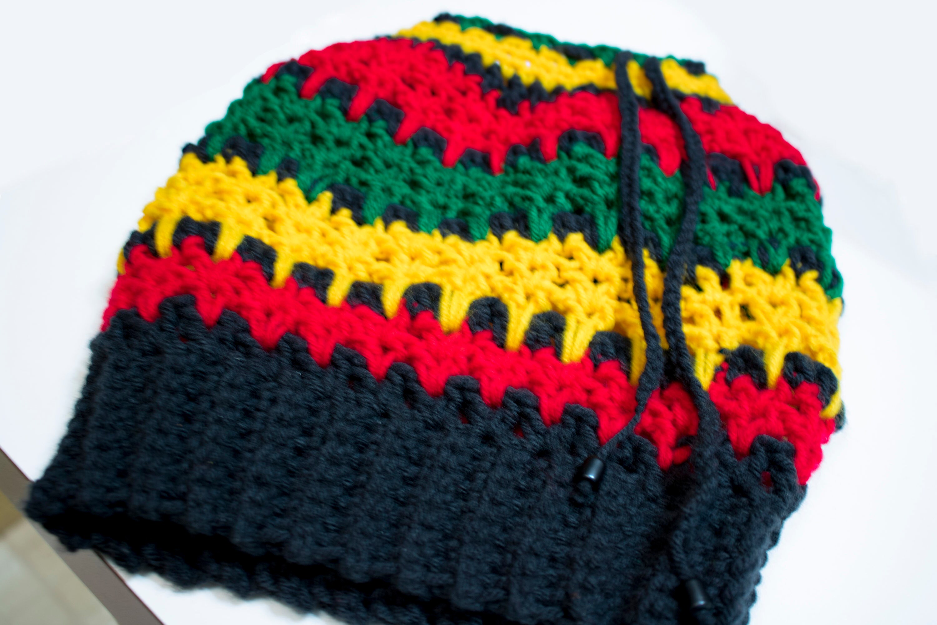 Rasta Dread Tube Hat – Crochet Pattern - Dreadlock Hat - Rasta Tam ...