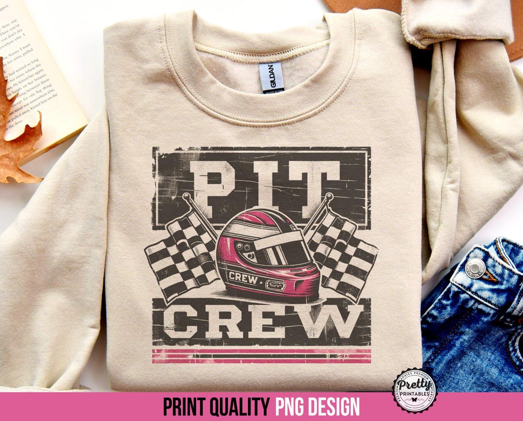 Pit Crew PNG Sublimation Design: Pit Crew Shirt, Pit Crew Mommy Mama ...