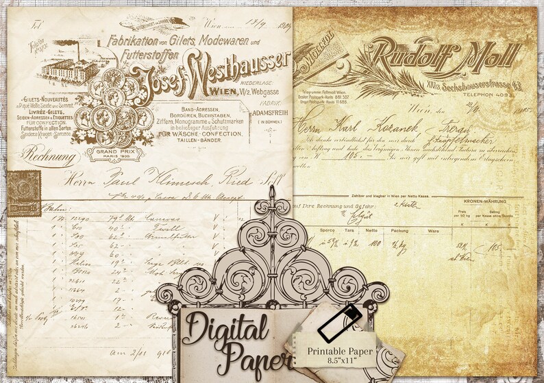 Old Paper Antique Documents Old Backgrounds Digital - Etsy