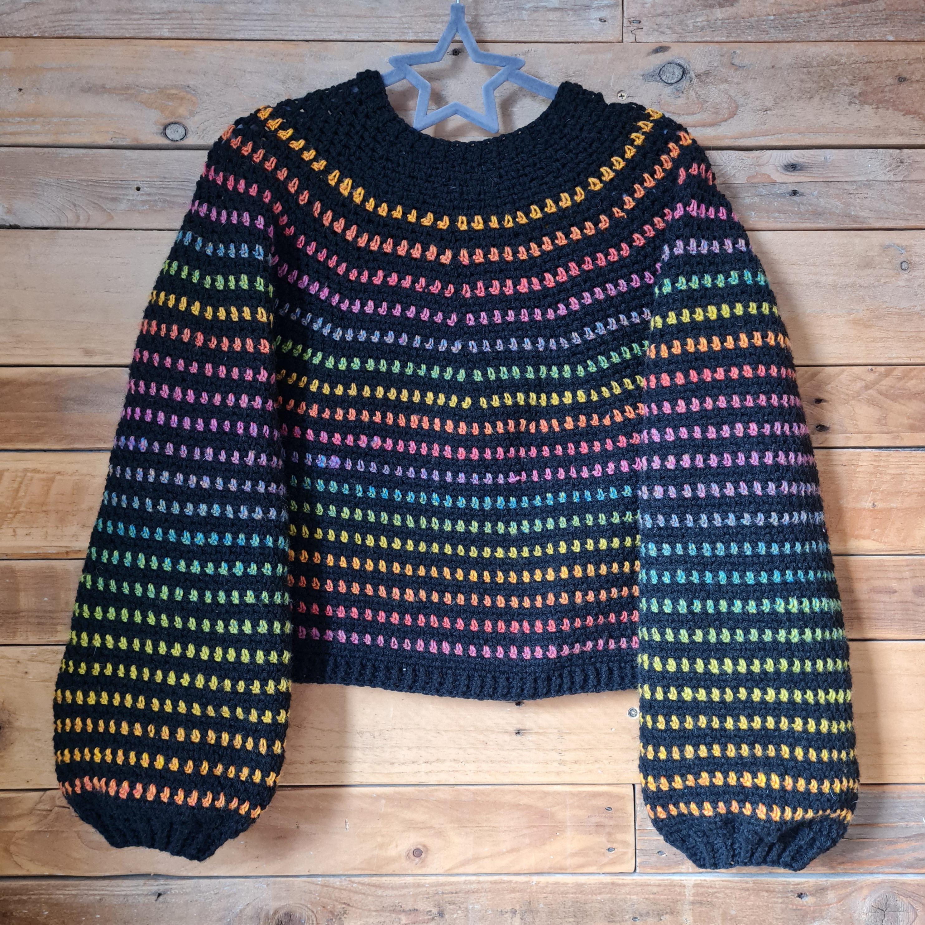 Pixels Sweater Crochet Pattern - Etsy