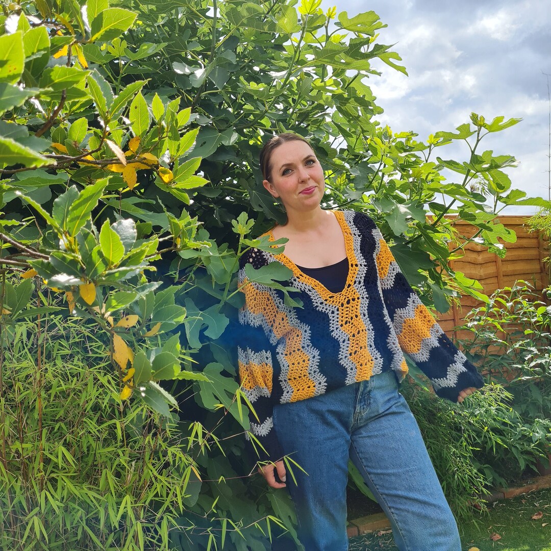 Zig a Zig Ah 2 in 1 Crochet Top and Jumper Pattern - Etsy