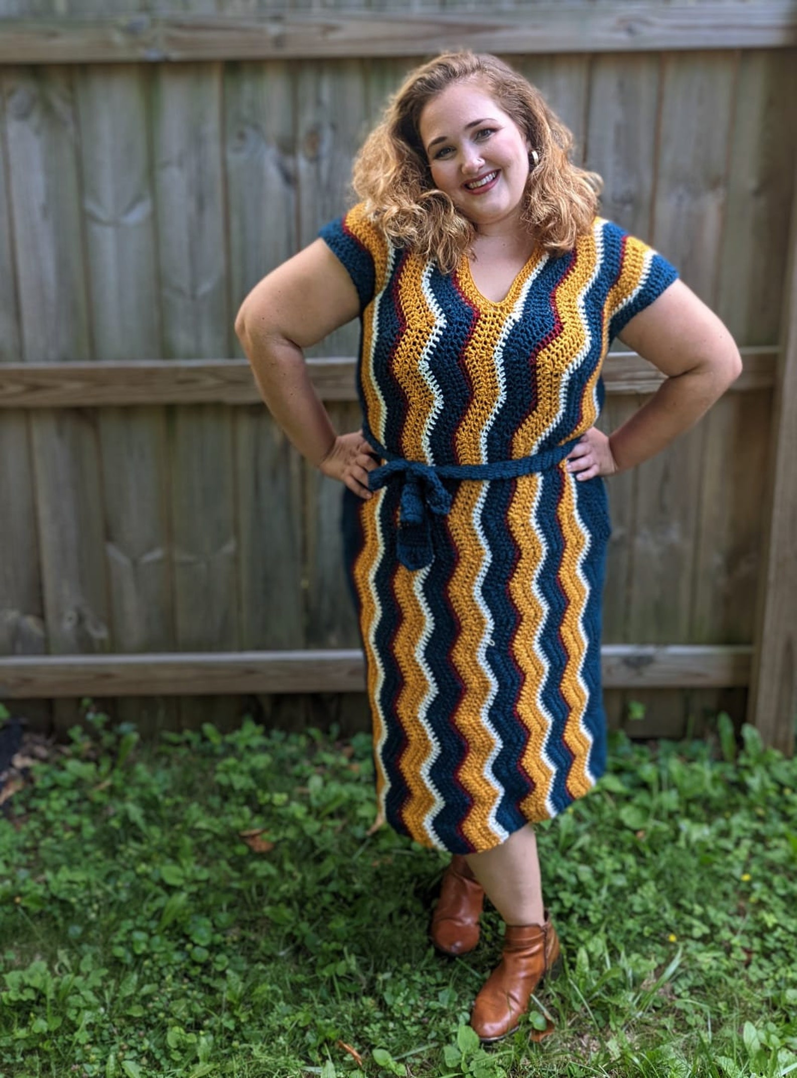 Zig a Zig Ah Dress Crochet Pattern - Etsy