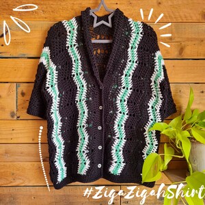 Zig a Zig Ah Shirt Crochet Pattern - Etsy