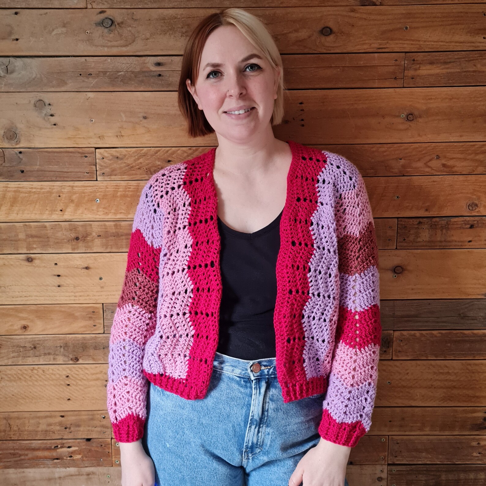 Zig a Zig Ah Cardigan Crochet Pattern - Etsy