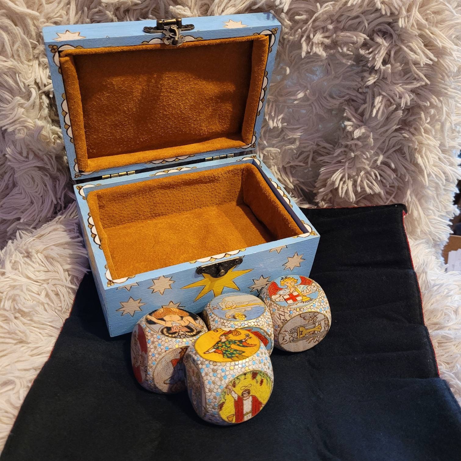 Tarot Dice Set - Major Arcana - Knotty Box Dice Set No. XVIII