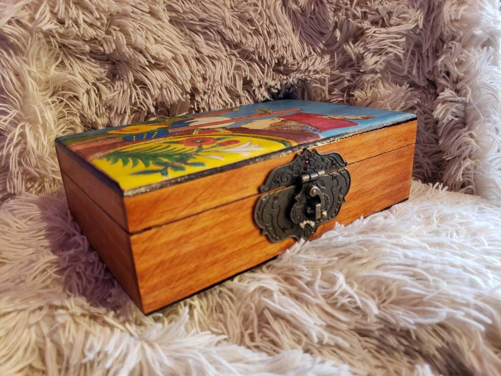 Wooden Tarot Card Box - Affinity - No. 189