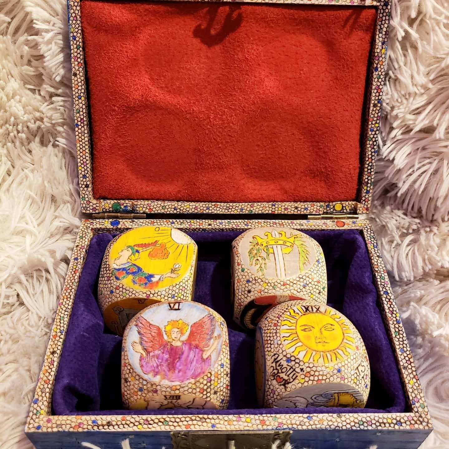 Tarot Dice Set - Major Arcana - Knotty Box Tarot Set #1