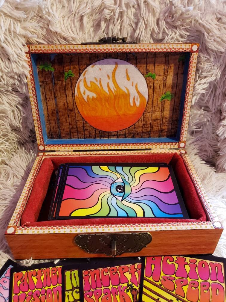 Wooden Tarot Card Box - Affinity - No. 189