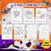 28 Worksheets Printable Halloween Educational Pack /halloween Alphabet ...