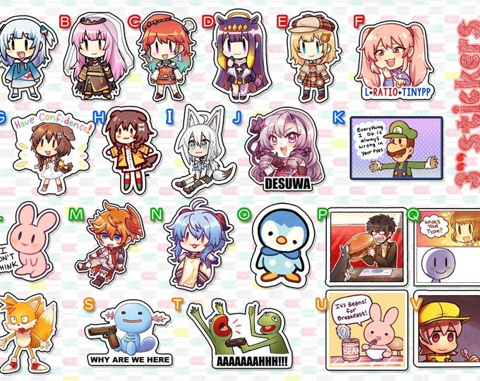 Hololive Sticker Vol. 2 - Etsy Canada