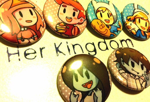 Adventure Time Button Set 3 - Etsy