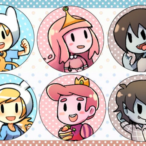 Adventure Time Button Set 3 - Etsy