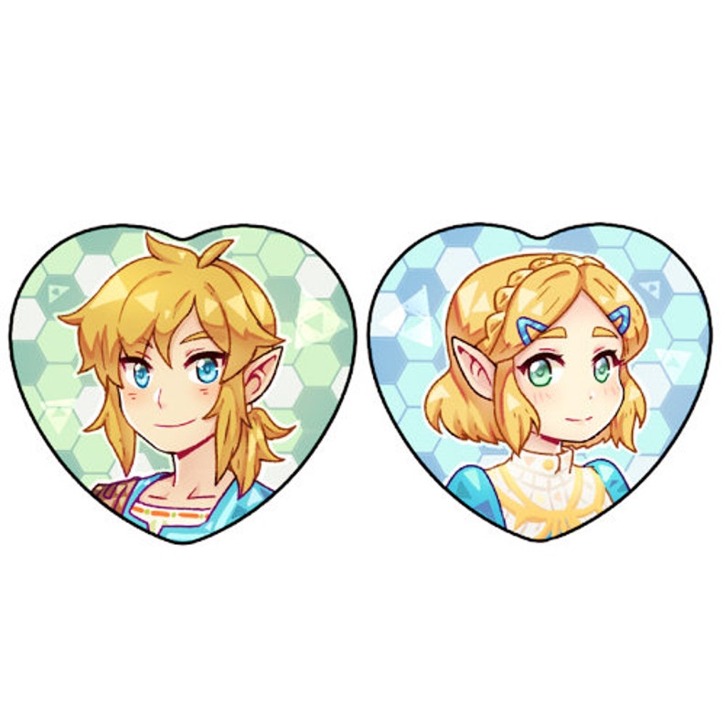 Legend of Zelda Heart Buttons - Etsy