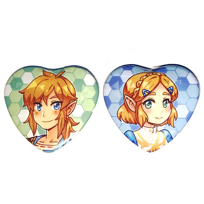 Legend of Zelda Heart Buttons - Etsy