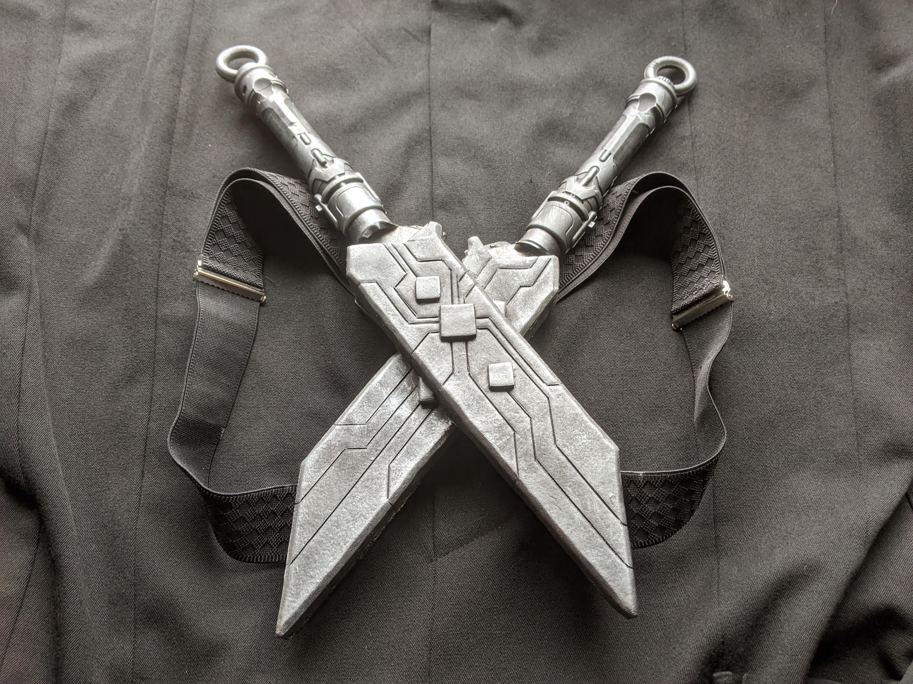 Twin Cyberpunk Laser Knives Cosplay Props With Scabbard - Etsy