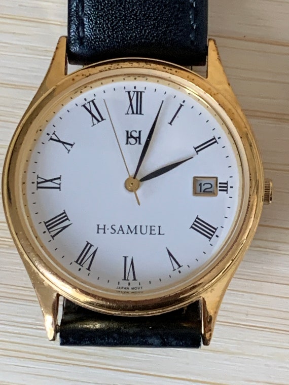 Vintage H Samuel gents quartz Dress watch … - Gem