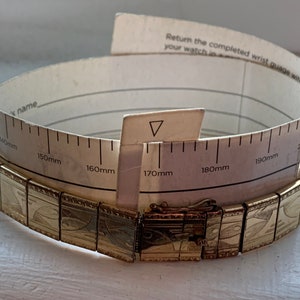 Vintage AM Double Gold Tome Mesh Bracelet Bangle Bracelet AF - Etsy