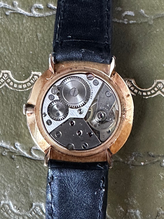 Unusual Vintage Dial with Solid Lugs Men's Rotary 15 … - Gem