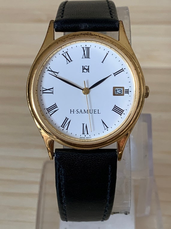 Vintage H Samuel gents quartz Dress watch … - Gem