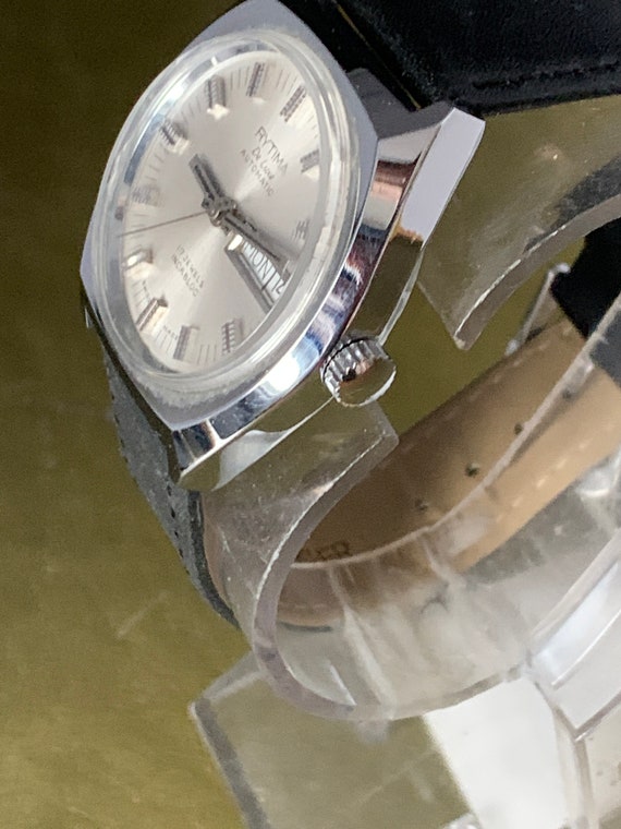 Vintage Swiss Made Rytima Deluxe Day/Date Automatic 7… - Gem