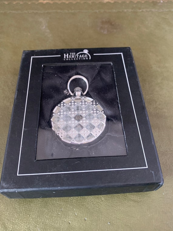 Mechanical Pocket Watch Chess Silver Plated Full Hunt… - Gem