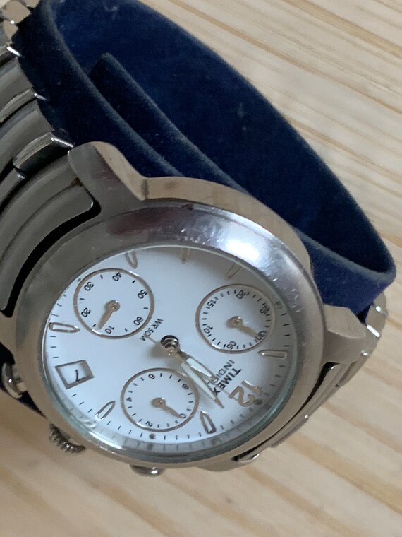 Vintage Timex Wr 50 Ladies Chronograph Indiglo Watc… - Gem