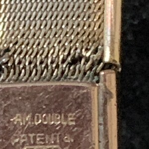 Vintage AM Double Gold Tome Mesh Bracelet Bangle Bracelet AF - Etsy