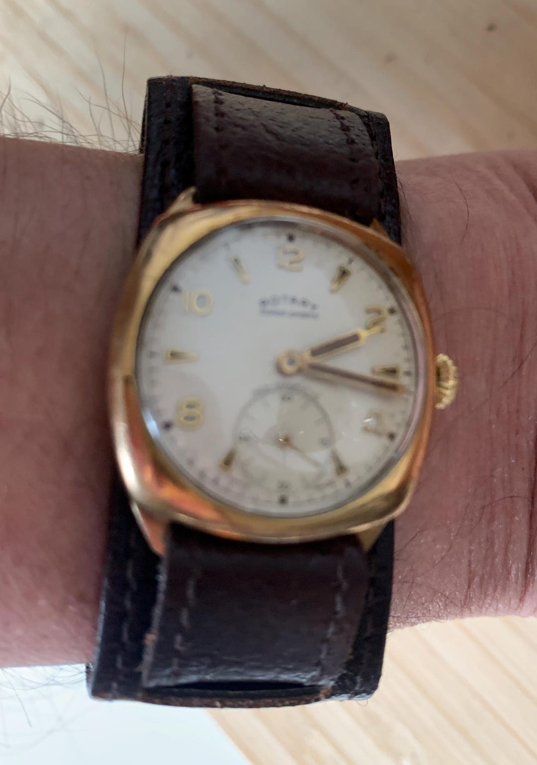 Gents C1950s Rotary Super Sports Watch on a Vintage Strap - Etsy