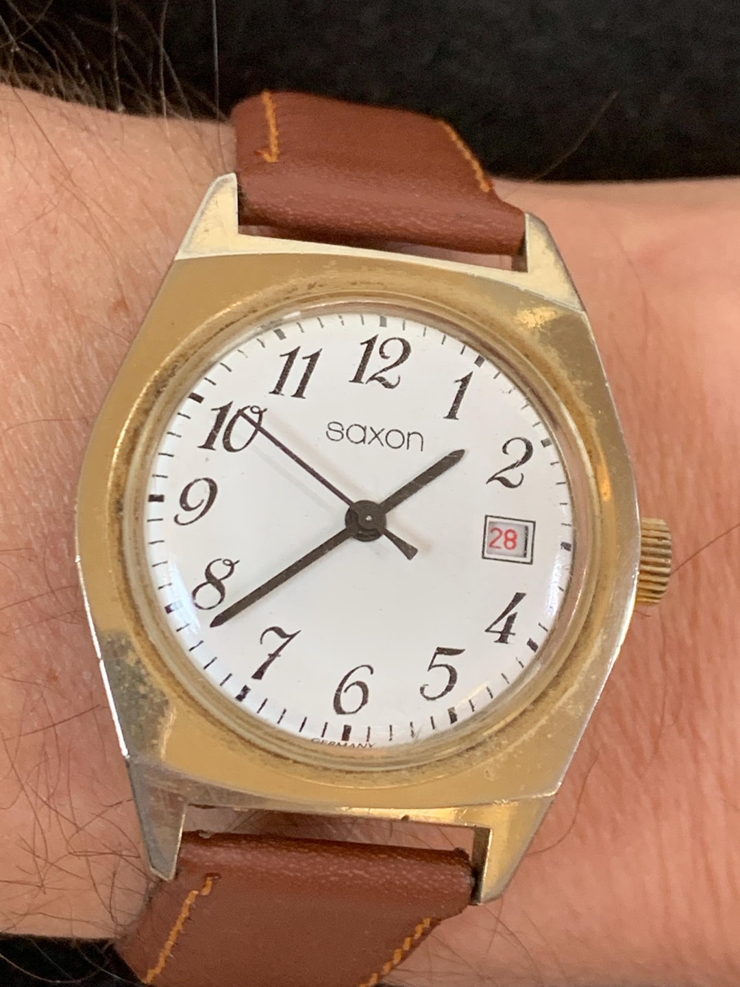 Vintage Watch Saxon (ruhla), Men's Wrist Watch, Retro Watch, German ...