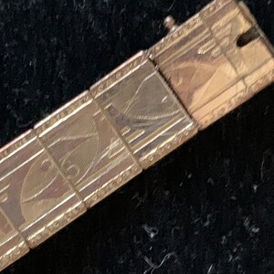 Vintage AM Double Gold Tome Mesh Bracelet Bangle Bracelet AF - Etsy