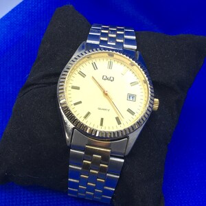 Men's Fashion Watch Q&Q Quartz Movement Men's Watch With Date - Etsy