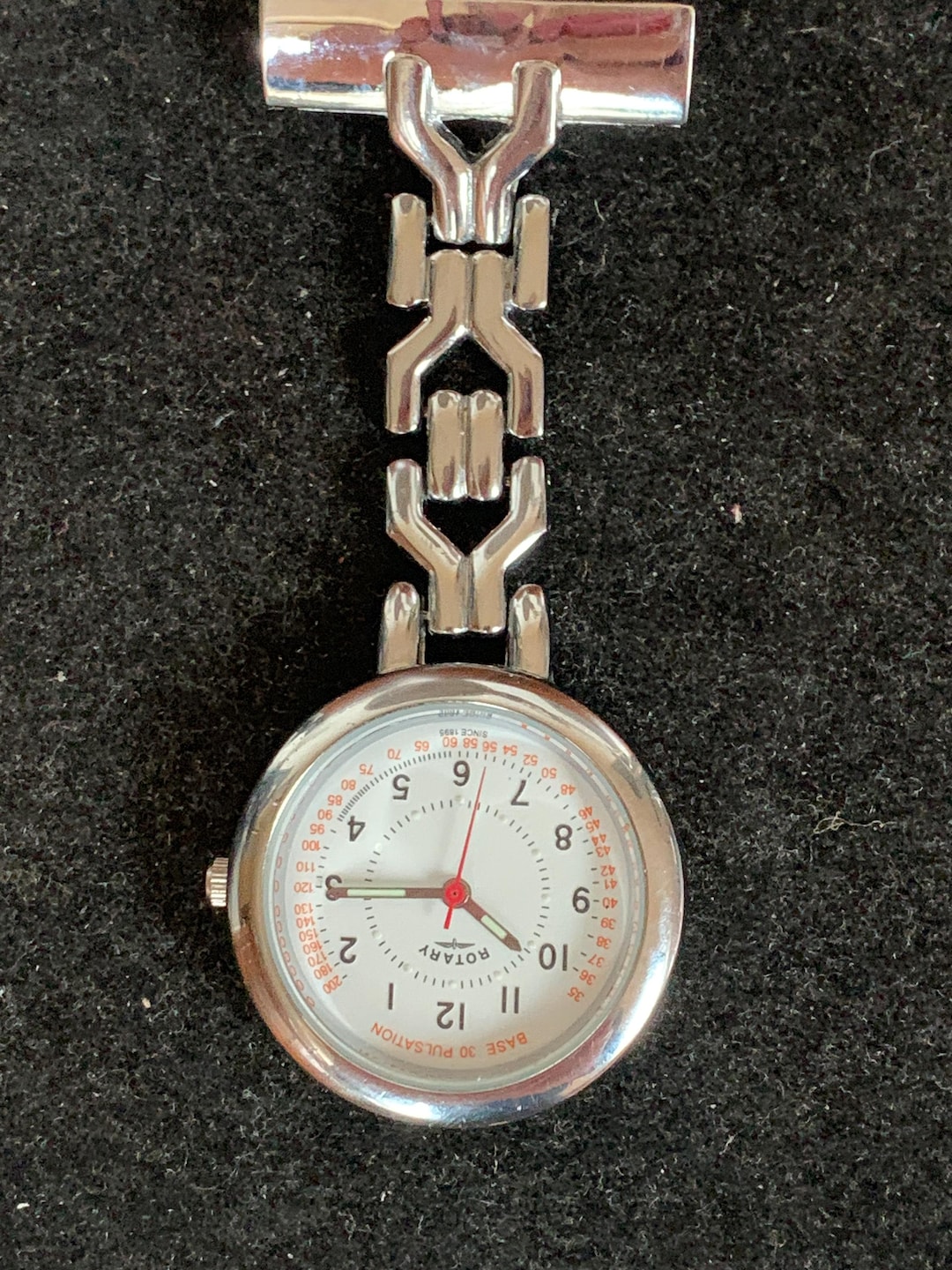 Rotary Nurses' Stainless Steel Fob Watch With Pulseometer Dial - Etsy