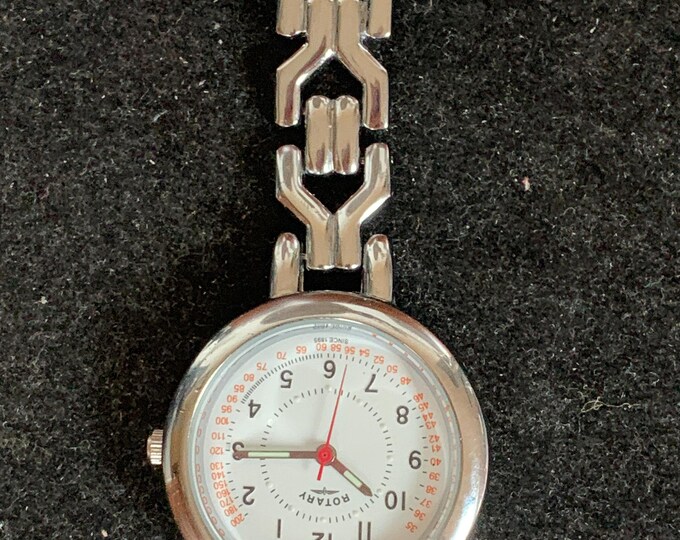 Rotary Nurses' Stainless Steel Fob Watch With Pulseometer Dial - Etsy