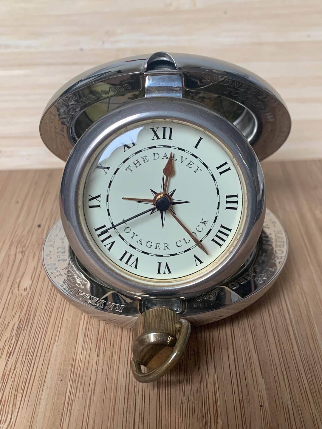 Dalvey Voyager Clock, Vintage Nautical Clock, Pocket Watch Style Alarm ...
