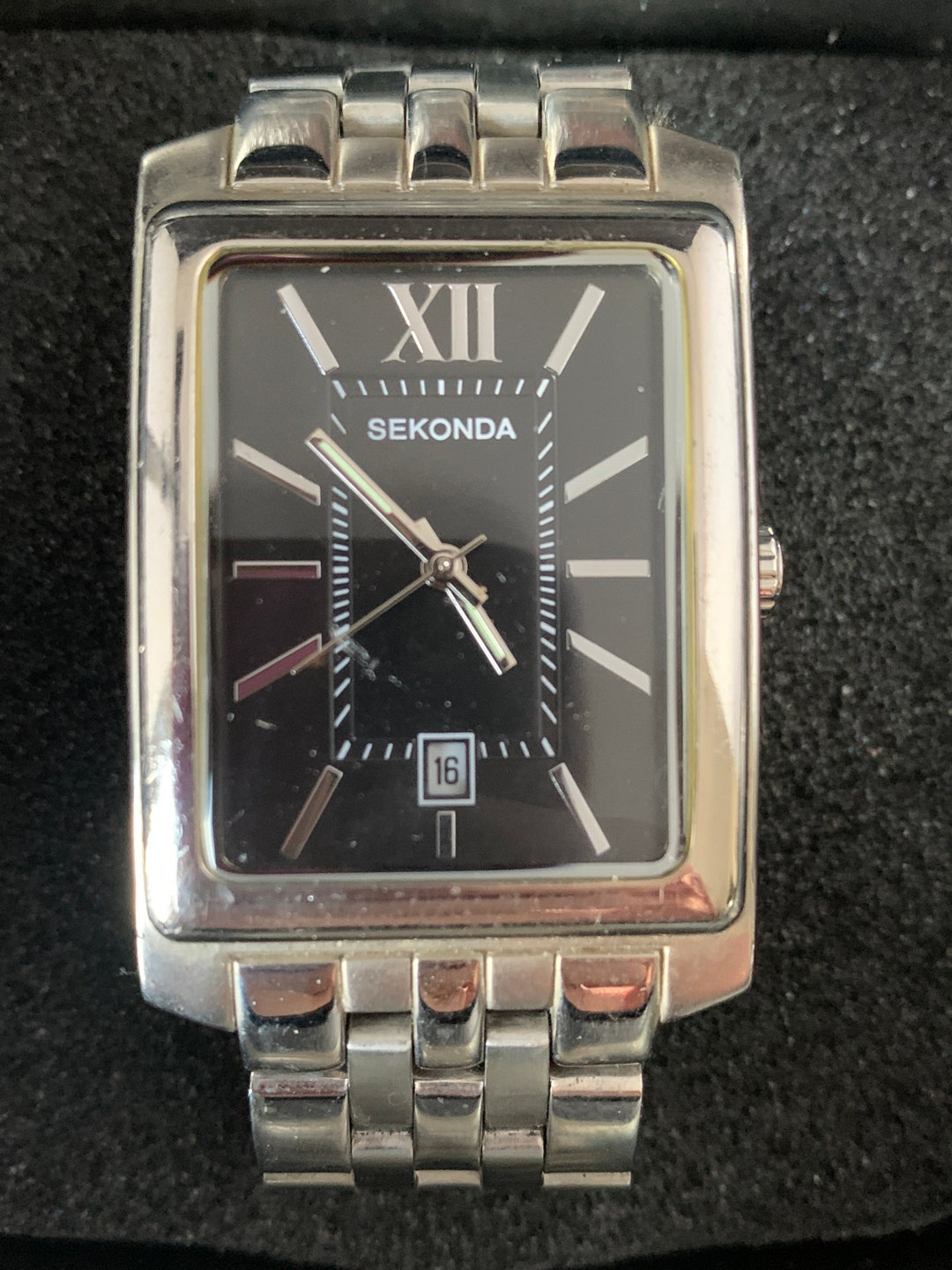 Sekonda RECTANGULAR Dress Watch With Date at the 6 - Etsy