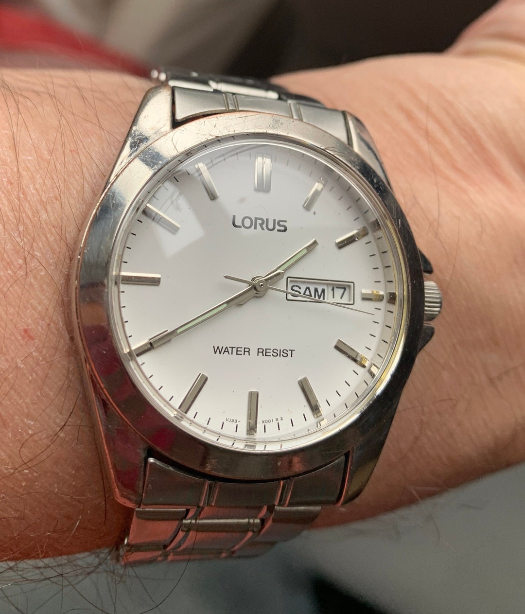Gents Lorus by Seiko Quartz VJ33-X001 Day/date Bracelet Watch With ...