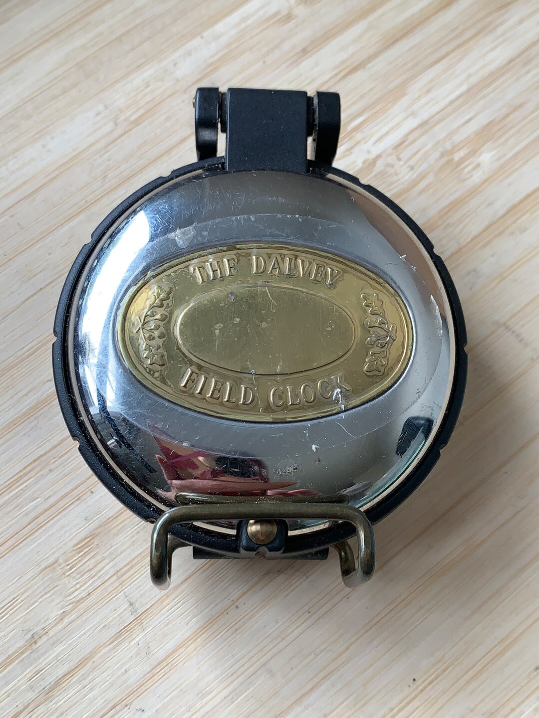 Vintage Field Clock Black Version Pocket Prismatic Field Compass Style ...