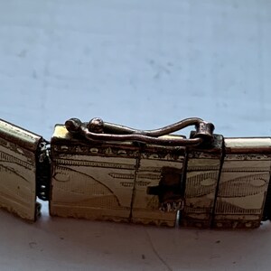 Vintage AM Double Gold Tome Mesh Bracelet Bangle Bracelet AF - Etsy