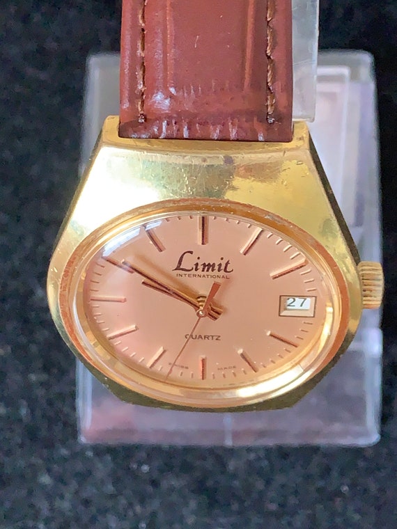 Very Rare Vintage Gents 1970s Limit Early quartz wat… - Gem