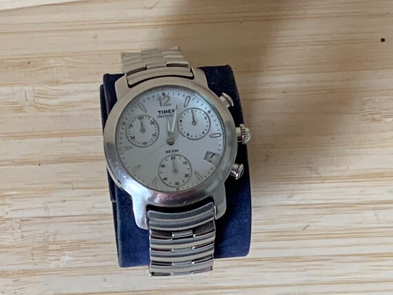 Vintage Timex Wr 50 Ladies Chronograph Indiglo Watc… - Gem