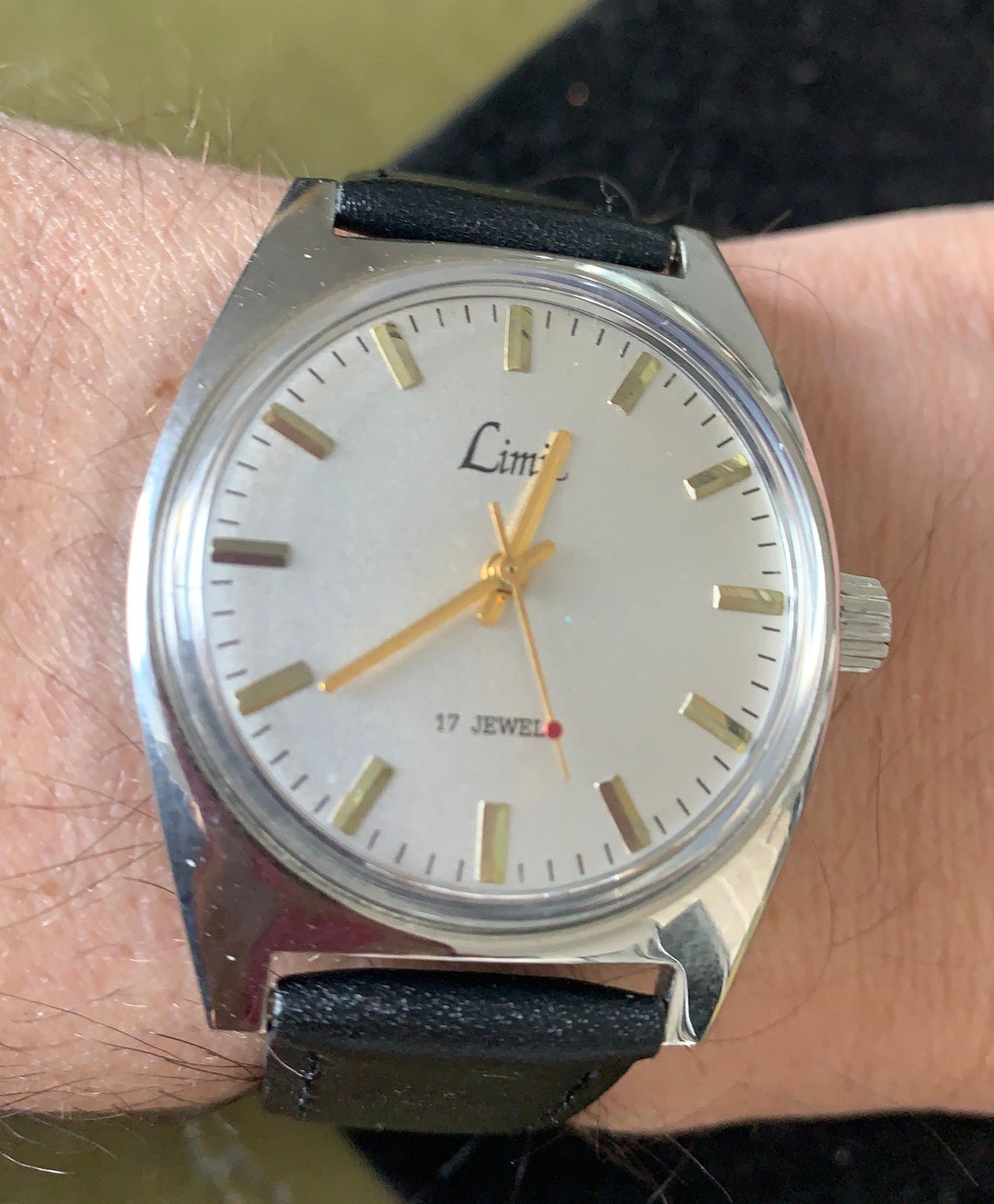 Mens Vintage Limit 17 Jewels Wrist Watch - Etsy