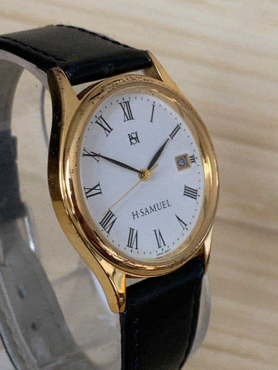 Vintage H Samuel gents quartz Dress watch … - Gem