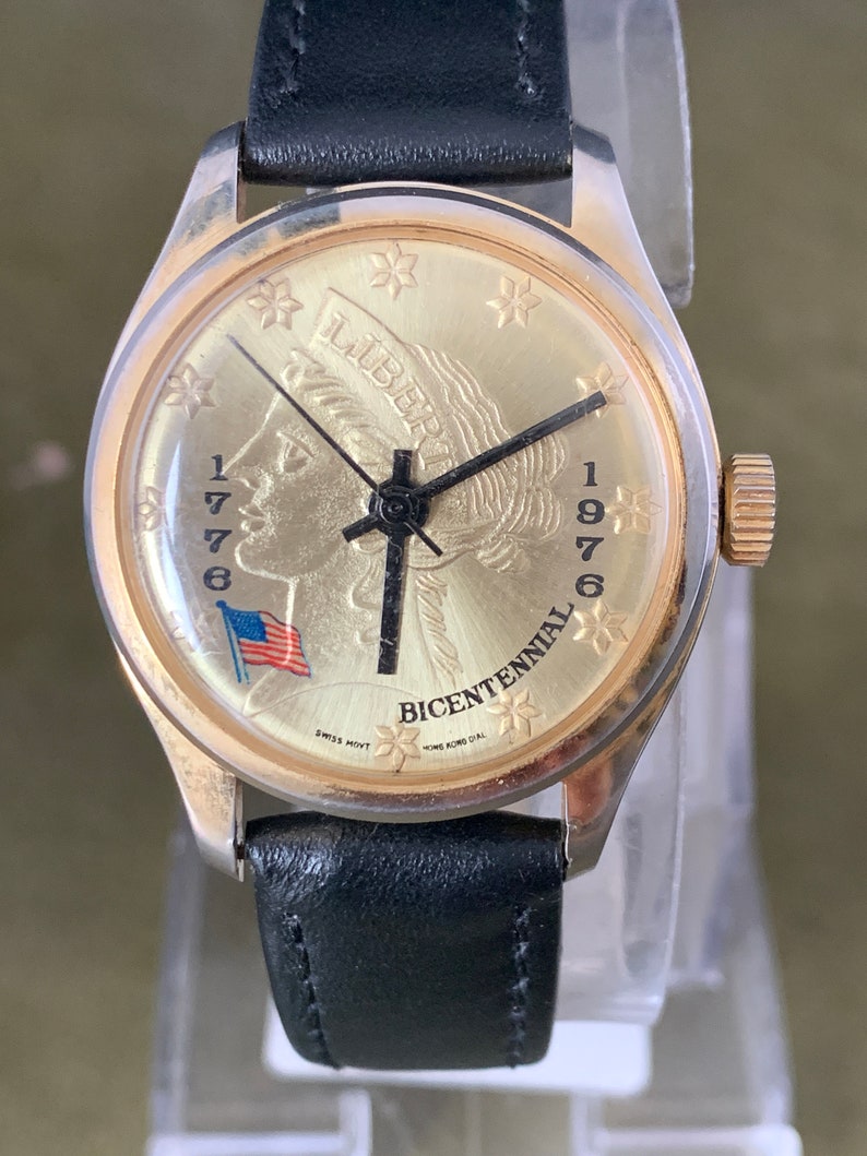 Vintage 1776-1976 Bicentennial Swiss Movement Watch Liberty | Etsy