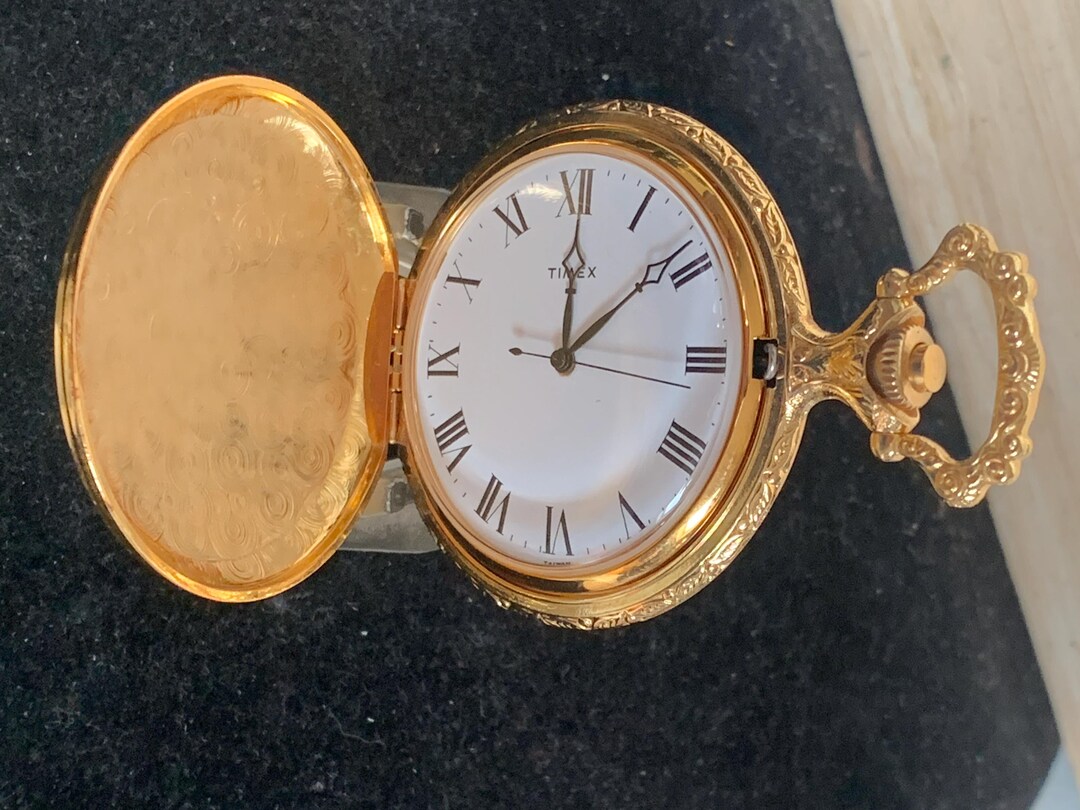 Vintage Timex Full Hunter Mechanical Dress Pocket Watch - Etsy